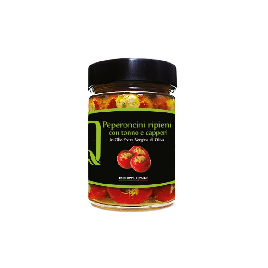 Peperoncini Ripieni in Olio EVO - Vaso da 320 gr: prodotti artigianali ...